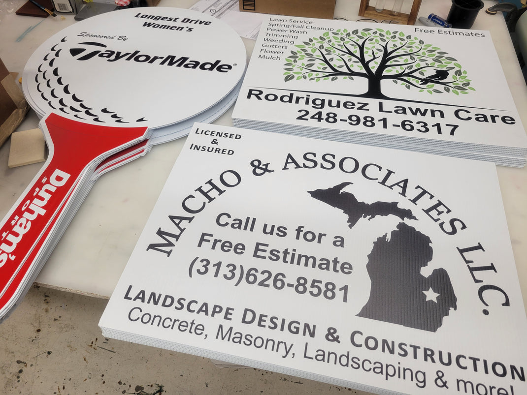 Custom Lawn Signs Michigan – InkBird Print Studio LLC